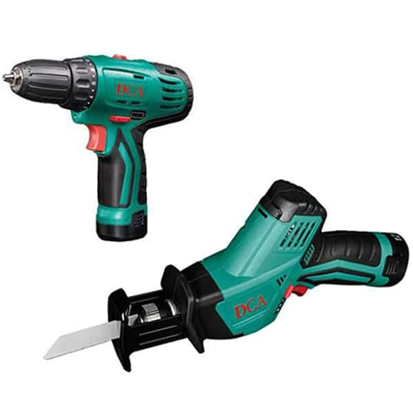 Bộ combo máy khoan và máy cưa kiếm pin DCA ADKIT02 (TYPE E)