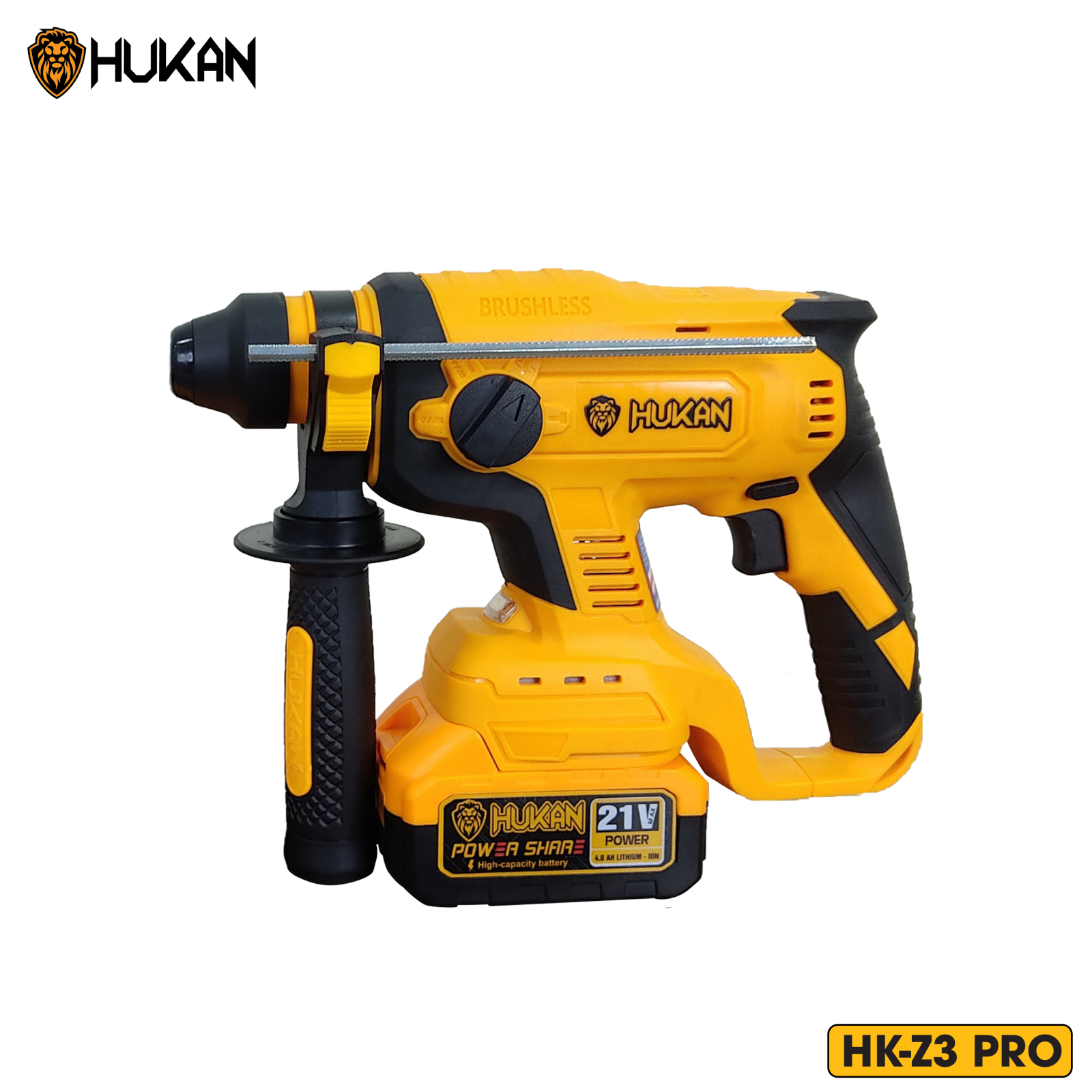 Máy khoan bê tông 3 chức năng dùng pin Hukan HK-Z3PRO | Dụng Cụ Số